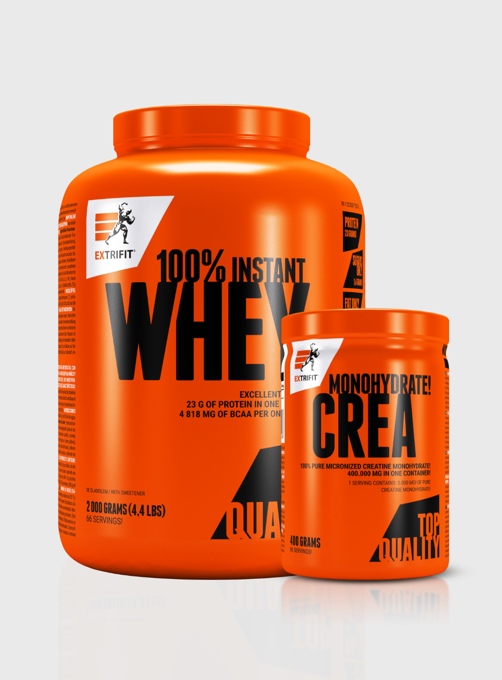 Kombinimi 100% Whey Instant + Crea Monohydrate 400gr - Vitafit